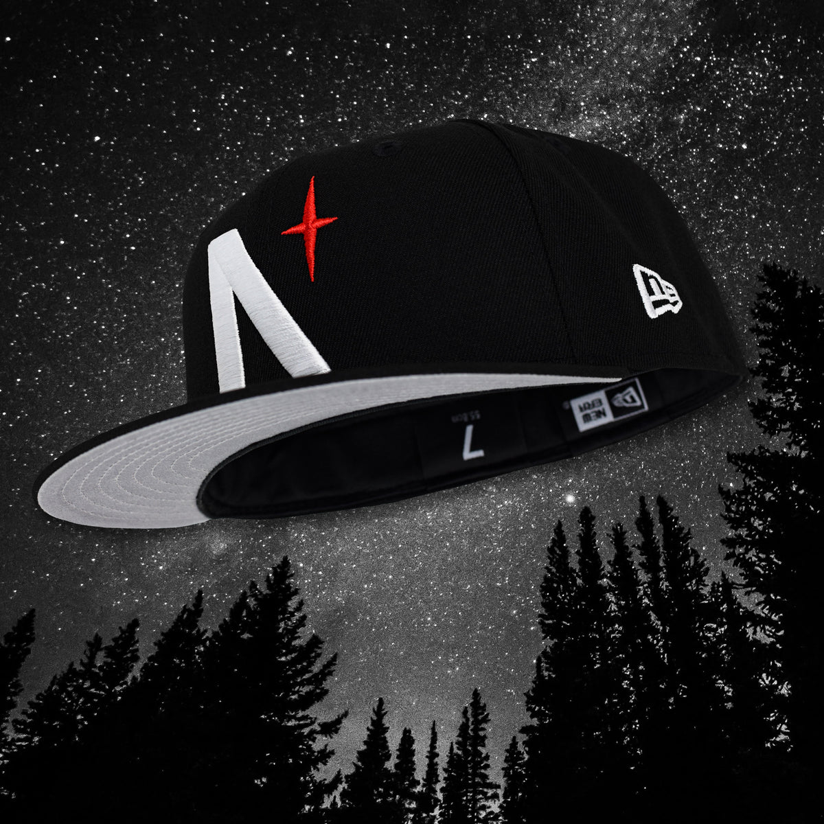 North Star - Black New Era 59Fifty – Noble North Co.