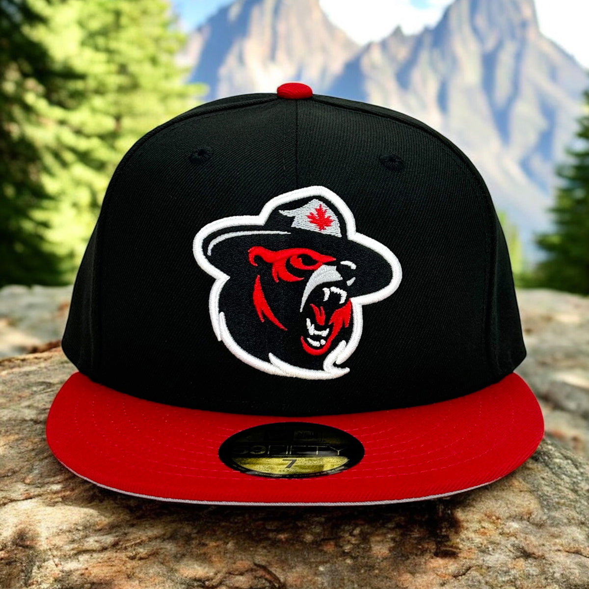 Northern Force - Black & Red New Era 59Fifty – Noble North Co.